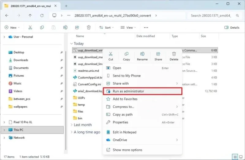 Comment télécharger le fichier ISO de Windows 11 26H1